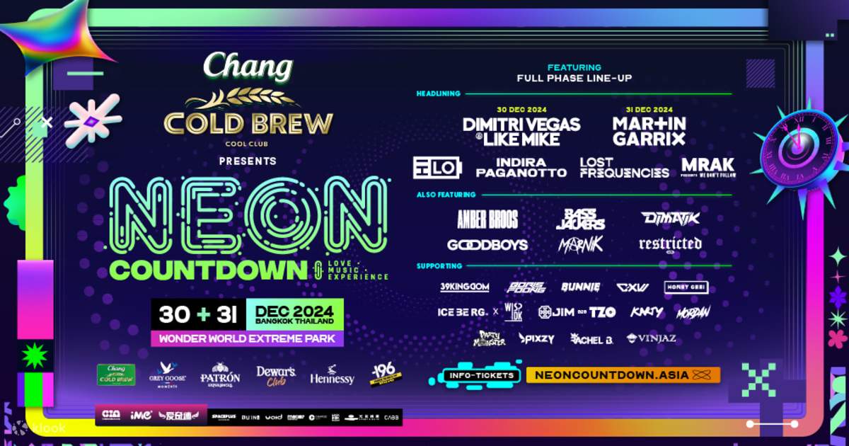 Neon Countdown 2024 - Klook